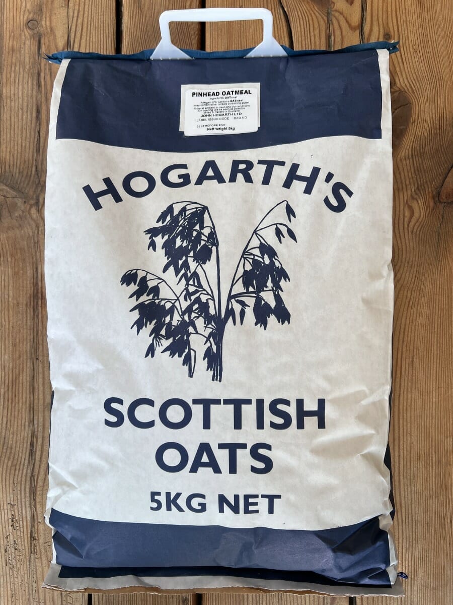 Hogarth's Scottish Pinhead Oatmeal 5kg Bag - John Hogarth
